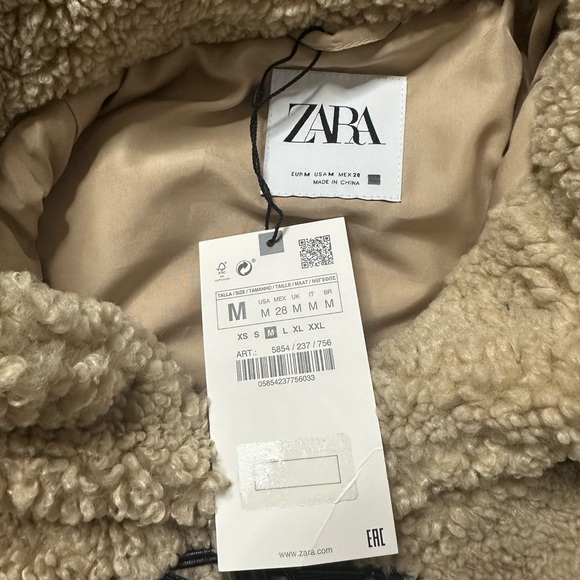 Zara | Jackets & Coats | Fleece Jacket Zara Medium | Poshmark